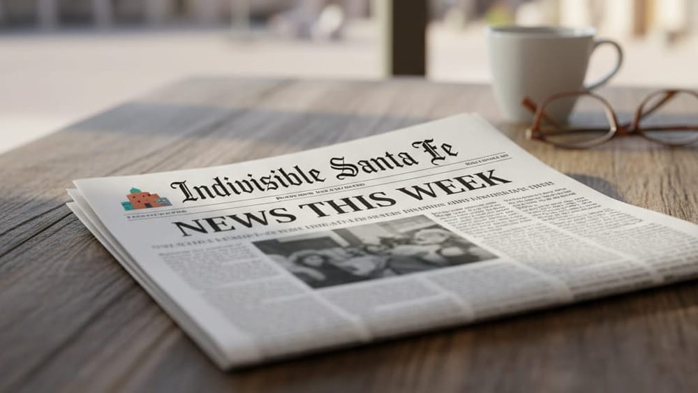 Jan 13: Indivisible Santa Fe Newsletter